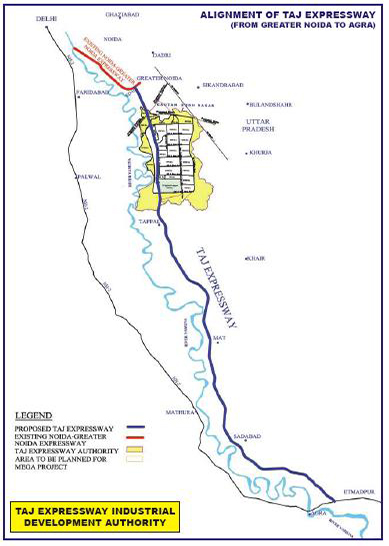 Delhi To Agra Bus Via Yamuna Expressway Upsrtc Route Map - Infoupdate.org